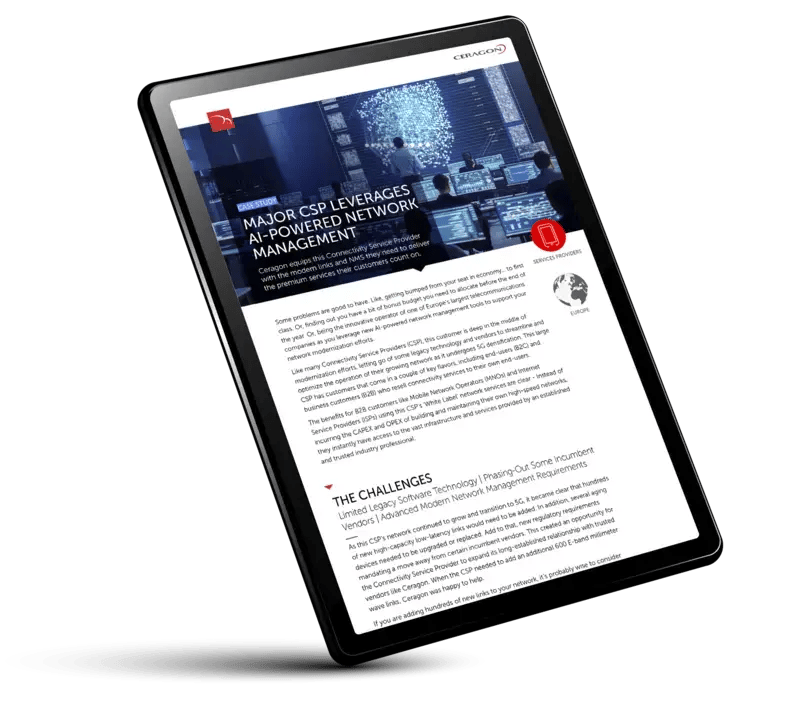 Case Study: Major CSP leverages AI-powered network management